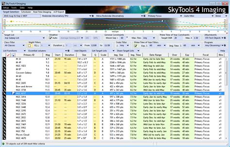 SkyTools Astronomy Planning Software By Skyhound