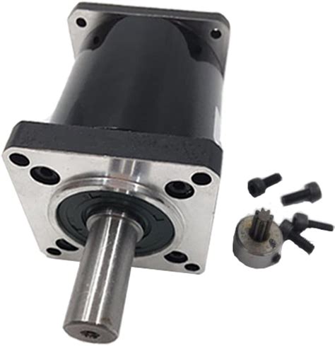 Planetary Gearbox Nema23 Ratio 101 L53mm Geared Speed Reducer Shaft