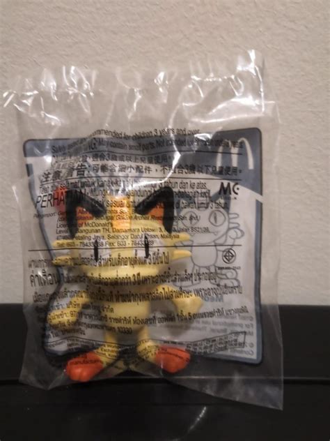 Meowth Pokemon Happy Meal Hobbies And Toys Collectibles And Memorabilia
