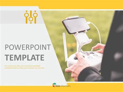 Free Google Slides Backgrounds Drone Controlling