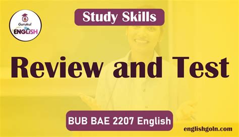 Developing Speaking Skills Review And Test English Gurukul Goln