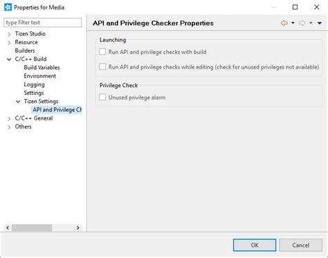 Verifying Apis And Privileges Tizen Docs