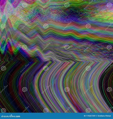 Glitch Illustration Background Technology Retro Screen Error Digital Pixel Noise Abstract