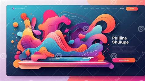 Dynamic Design Canvas Versatile Ui Ux Palette Ai Generate Stock Illustration Illustration Of