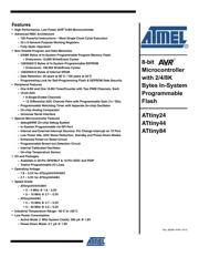 ATTINY24 Programming Manual Microcontrollers AiEMA