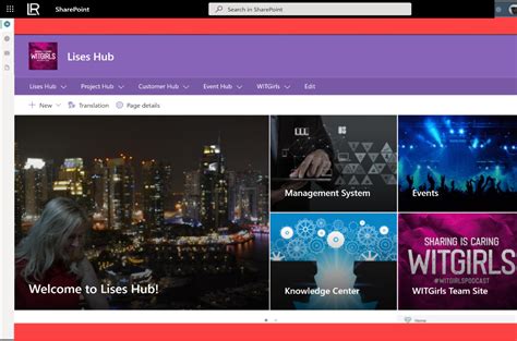 The Sharepoint App Bar Global Navigation Lise Rasmussen