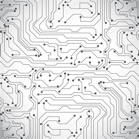 Microchip Background Stock Vector Ecrow