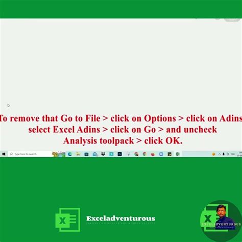 How To Enable Data Analysis Tool In Excel Youtube