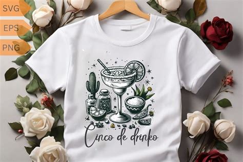 Cinco De Drinko Margarita Cocktail Svg Graphic By Mizanrahmanmiraz