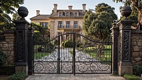 Premium Photo A Beautiful Country Residence In Front Of The House