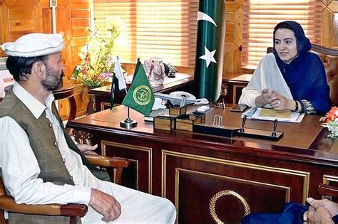 Deputy Speaker Gilgit Baltistan Assembly Sadia Danish In A Meeting With