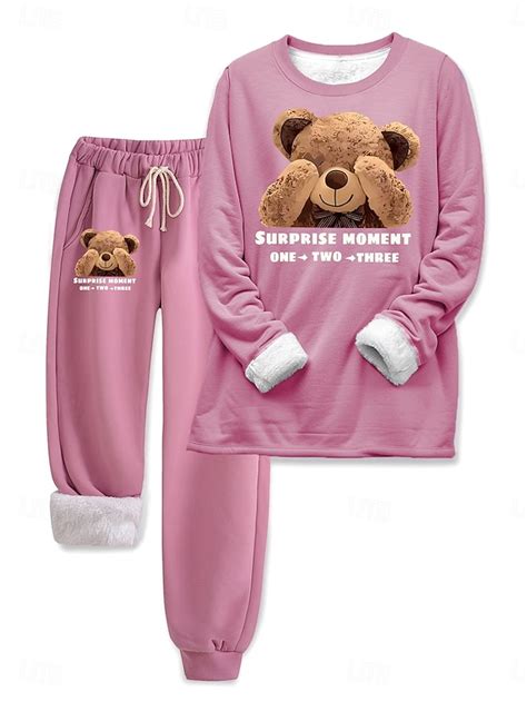 Damen Pullover Täglich Bedruckt Langarm Rundhalsausschnitt Casual Dunkelpink Blau Herbst Winter