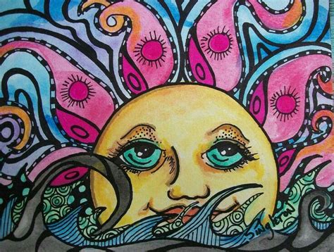 Pin On Hippie Art D Sunrise Art Sunset Art Hippie Art