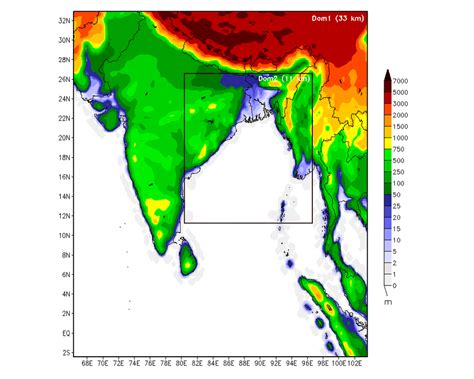 1 Domains For Wrf Model Download Scientific Diagram