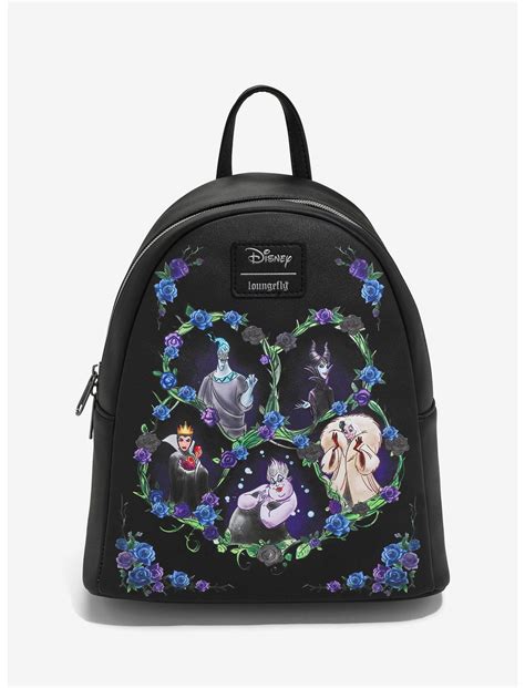 Loungefly Disney Villains Dark Flowers Mini Backpack Hot Topic