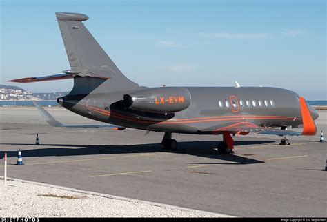 LX EVM Dassault Falcon 2000LX Global Jet Luxembourg Eric