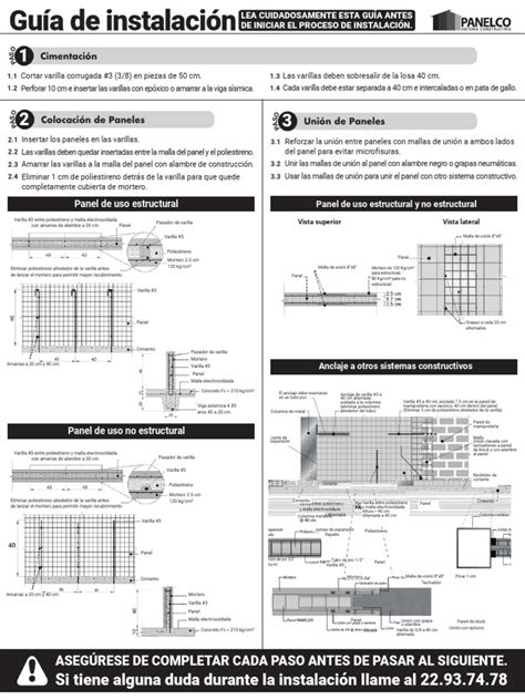 Guía De Instalación 2021 Blanco Y Negro V4 Pdf Materiales De Construcción Construyendo