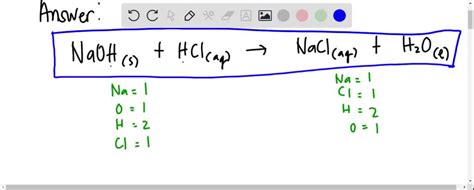 Acid Base Neutralization Reaction For Naoh Hcl Sodium 47 Off
