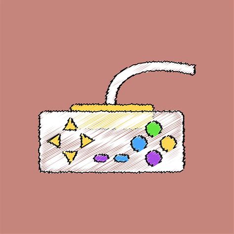 조이스틱 벡터 재생 플랫 음영 스타일 아이콘 Eps Ai Uidownload