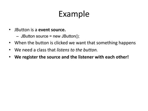 Gui Programming With Java Pptx