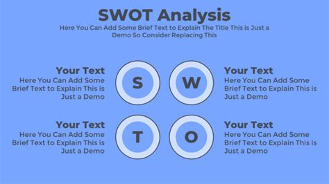 SWOT Template PowerPoint Google Slides Presentation PowerPoint Babe