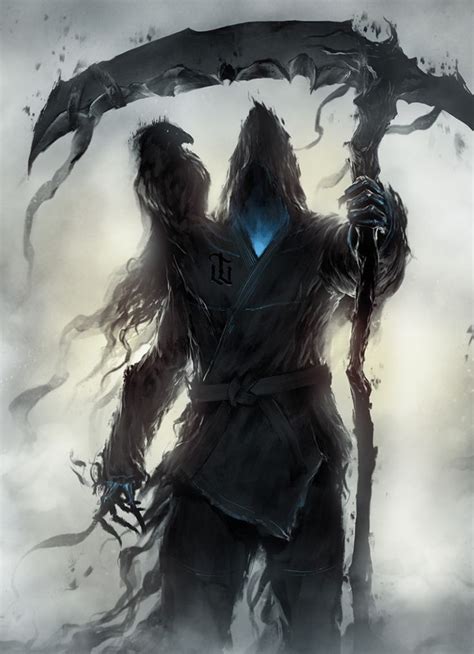 Fantasy Grim Reaper Raven Dark 840x1160 Wallpaper Dark Fantasy