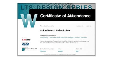 Labvine Webinar Laboratory Transformation Solutions Design Process… Sukati Menzi Phiwokuhle