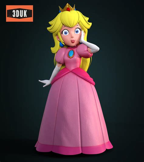 Sm Princess Peach For G8f Daz Content By 3duk