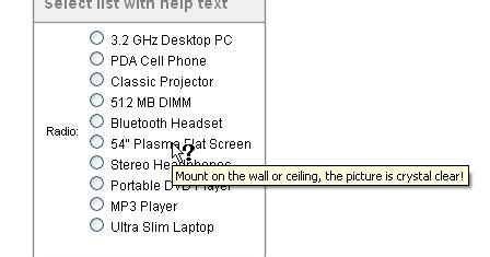 ORACLE MASTERMINDS Radio Group With Dynamic Help Text In Oracle APEX Using CSS