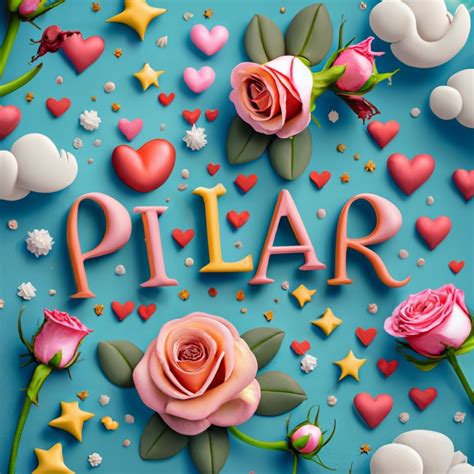 Imagenes Con Nombres 3d Pilar Imágenes Para Peques