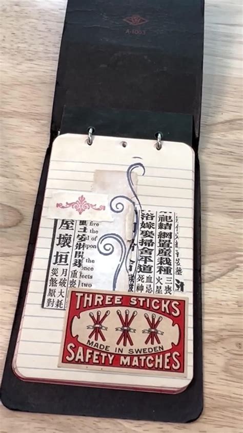 Vintage Finds Diy Tiny Notebook Art Collages Glue Book Paper Craft Techniques Memo Pad