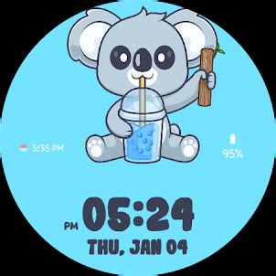 PC에서 Koala Watch Face 플레이 컴퓨터용 앱플레이어 다운로드