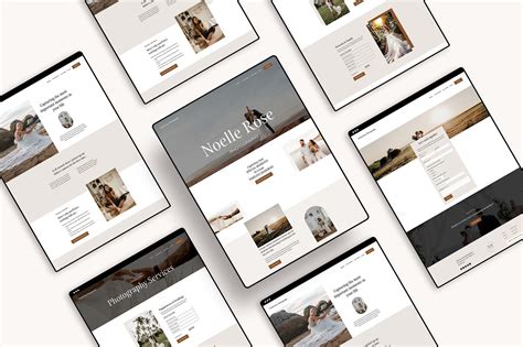 Noelle Rose Photography Squarespace Template