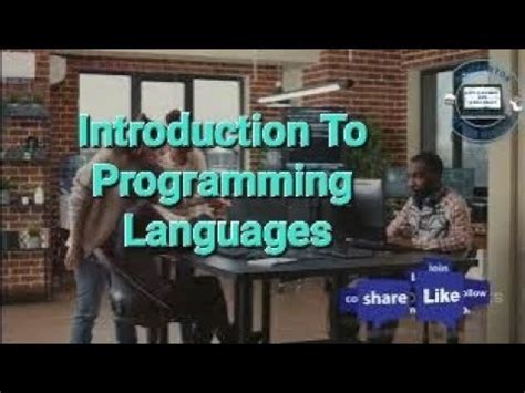 Introduction to Programming languages. - YouTube