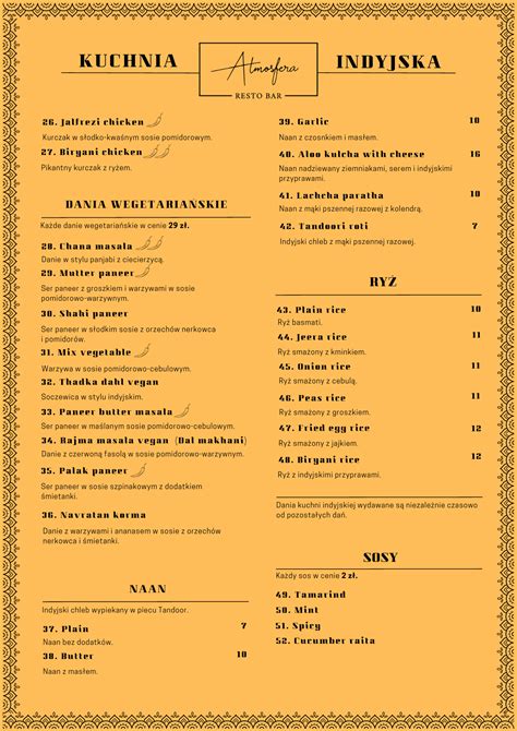 Kuchnia Indyjska Białystok Restauracja Atmosfera Resto Bar Białystok