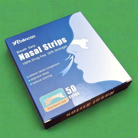50 Pack Nasal Strips Improve Airflow And Nasal Congestion Sleepco