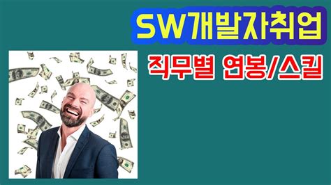 소프트웨어개발자 취업 직무별 연봉스킬 Youtube