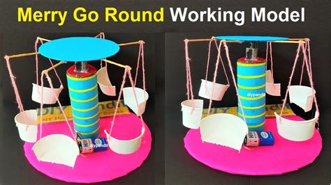 Merry Go Round Working Model For School Science Project Exhibition Diy Pandit School Science
