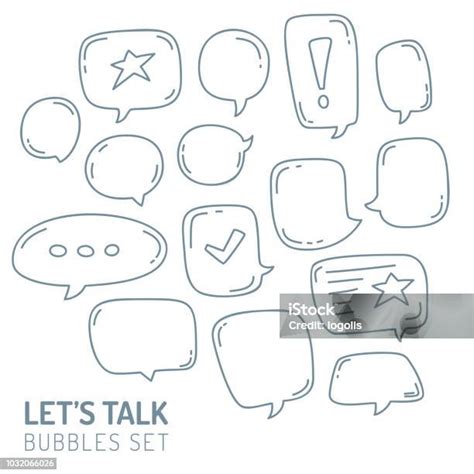 연설 거품 이야기 전통적인 낙서 아이콘 스케치 손 디자인 벡터 공란에 대한 스톡 벡터 아트 및 기타 이미지 공란 귀여운 그리기 Istock