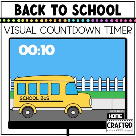 Back To School Visual Timer Classroom Management Tool Transition Ppt V Craftedwithbliss