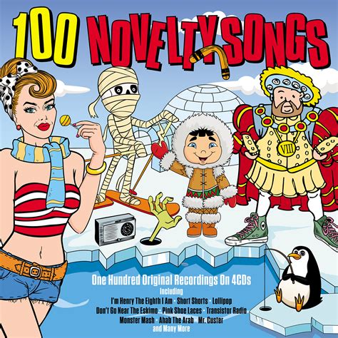 100 Novelty Songs 4cd Set Not Now Music