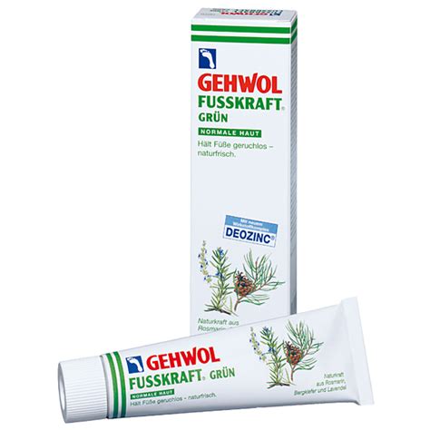 Kosmetikexpertin.de | GEHWOL Fusskraft Grün, Normale Haut, Fussdeo ...