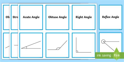 Angle Classification Matching Cards Teacher Made