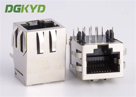 Standard Cat 5 Rj45 Ethernet Connector With Magnetic Transformer Customized