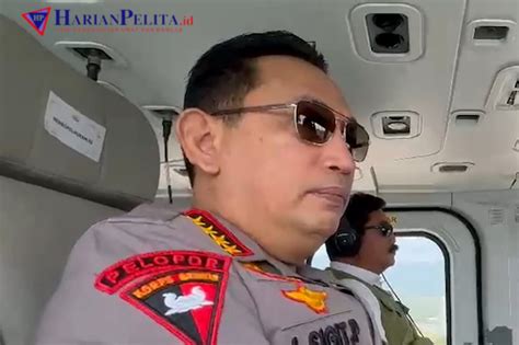Kapolri Dan Menko Polhukam Tinjau Kesiapan Arus Mudik Dengan Helikopter