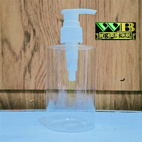 Jual Botol Pump 250ml Botol PET 250ml Model RFS Tutup Pump Lotion