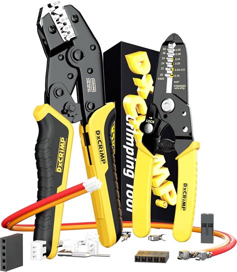 Dxcrimp Crimping Tool For Jst Electrical Connectors Ratcheting Wire