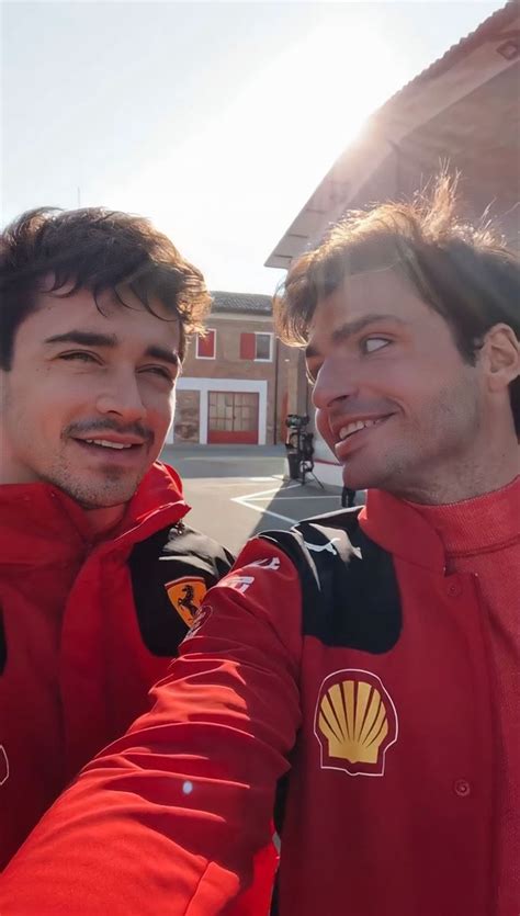 Charles Leclerc And Carlos Sainz X Formula1 Wallpaper Carlos Sainz
