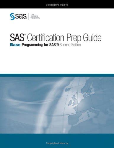 sas certification prep guide base programming for sas 9 sas