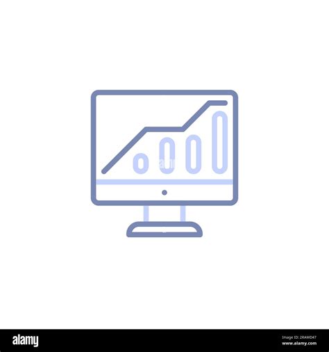 Analyzing Computer Monitor Statistics For Data Insights Stock Vector Image Art Alamy